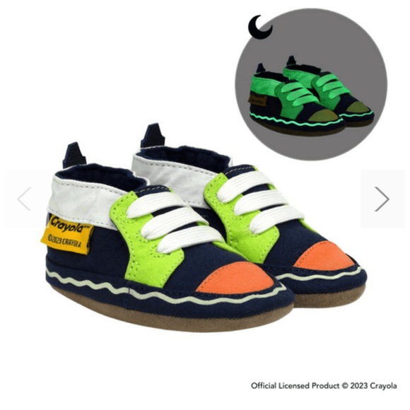 Robeez | Shoes | Robeez Crayola Kids Glowinthedark Shoes Green Orange ...